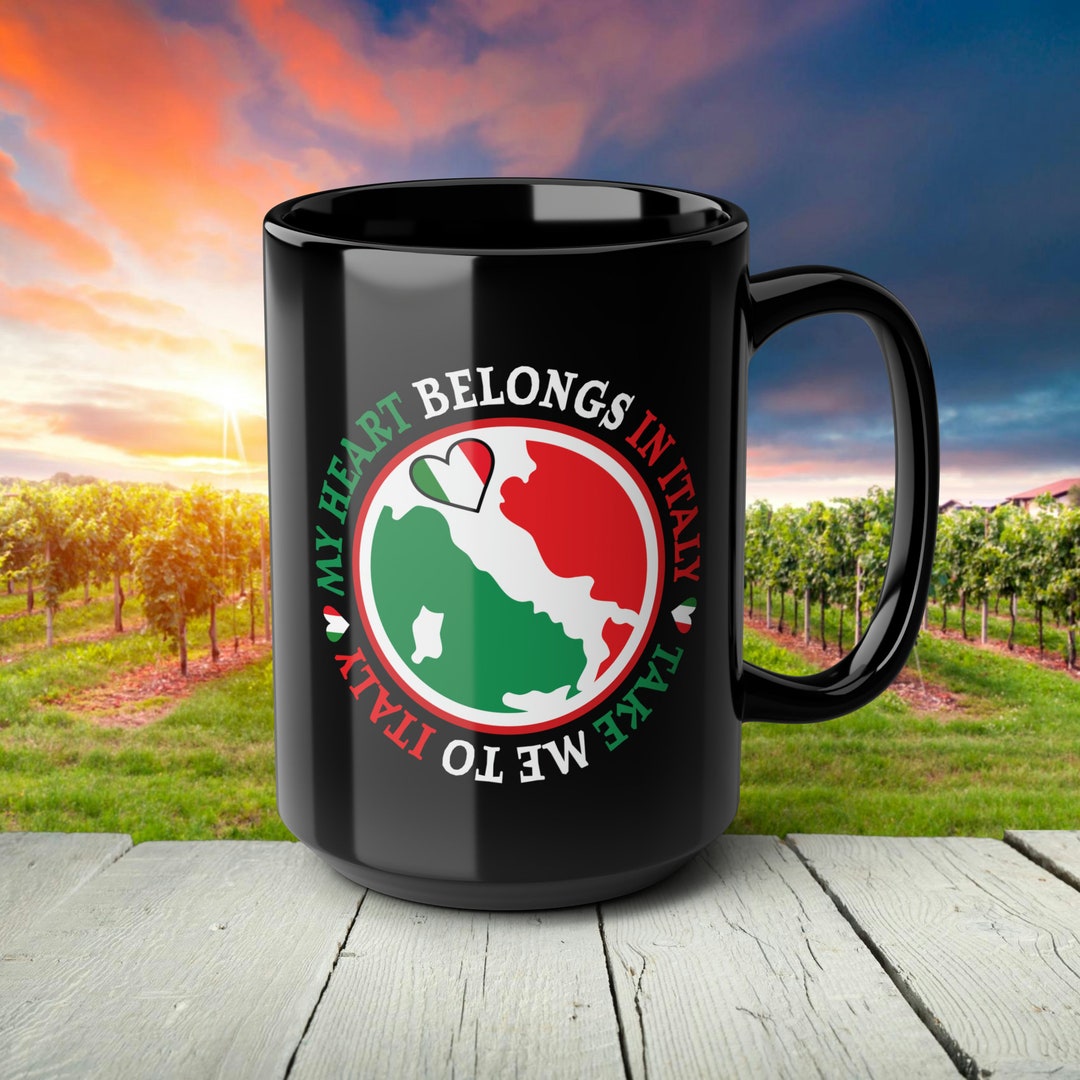Italian, Coffee Mug, Large Italian Mug, 15oz, Housewarming Gift, Gift ...