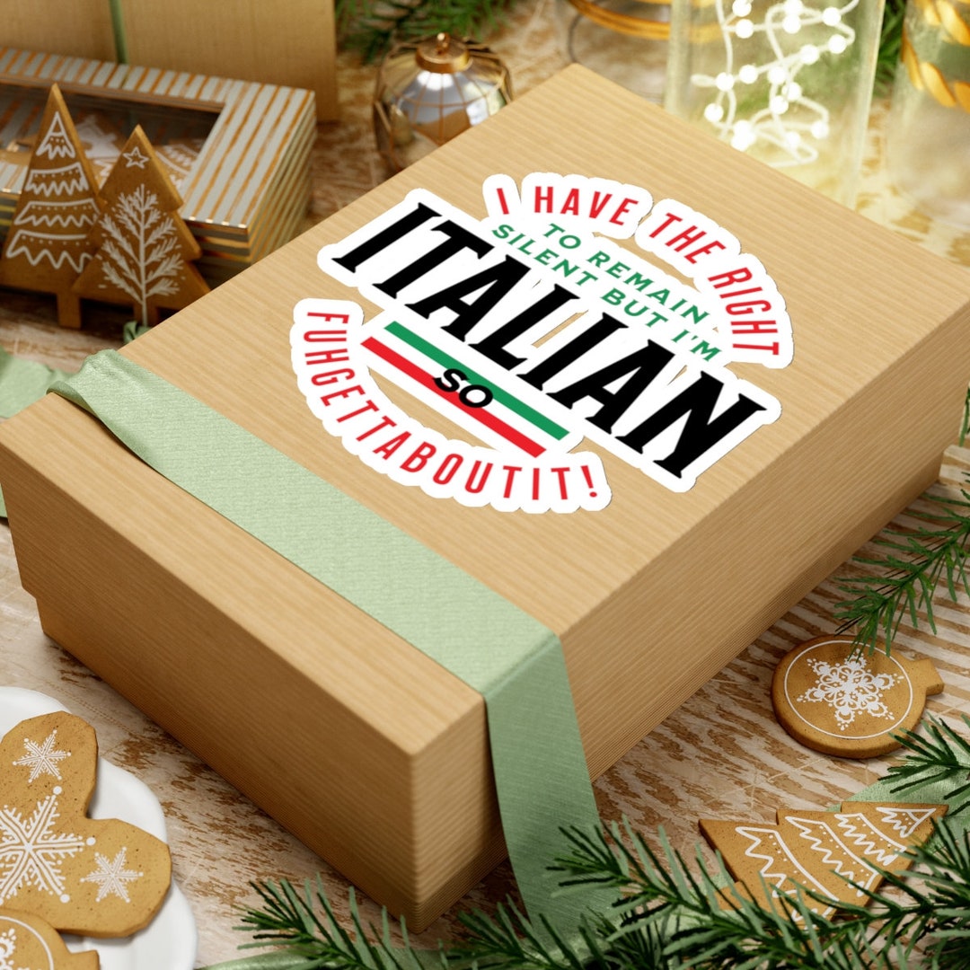 Italian Sticker, Italian Flag, Funny Italia Sticker, Italian Gift ...