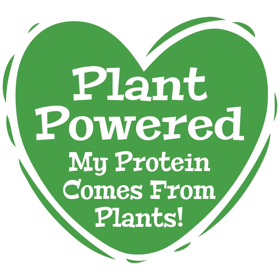 Vegan Digital SVG Instant Download Plant Powered Plant Based, Go Vegan ...