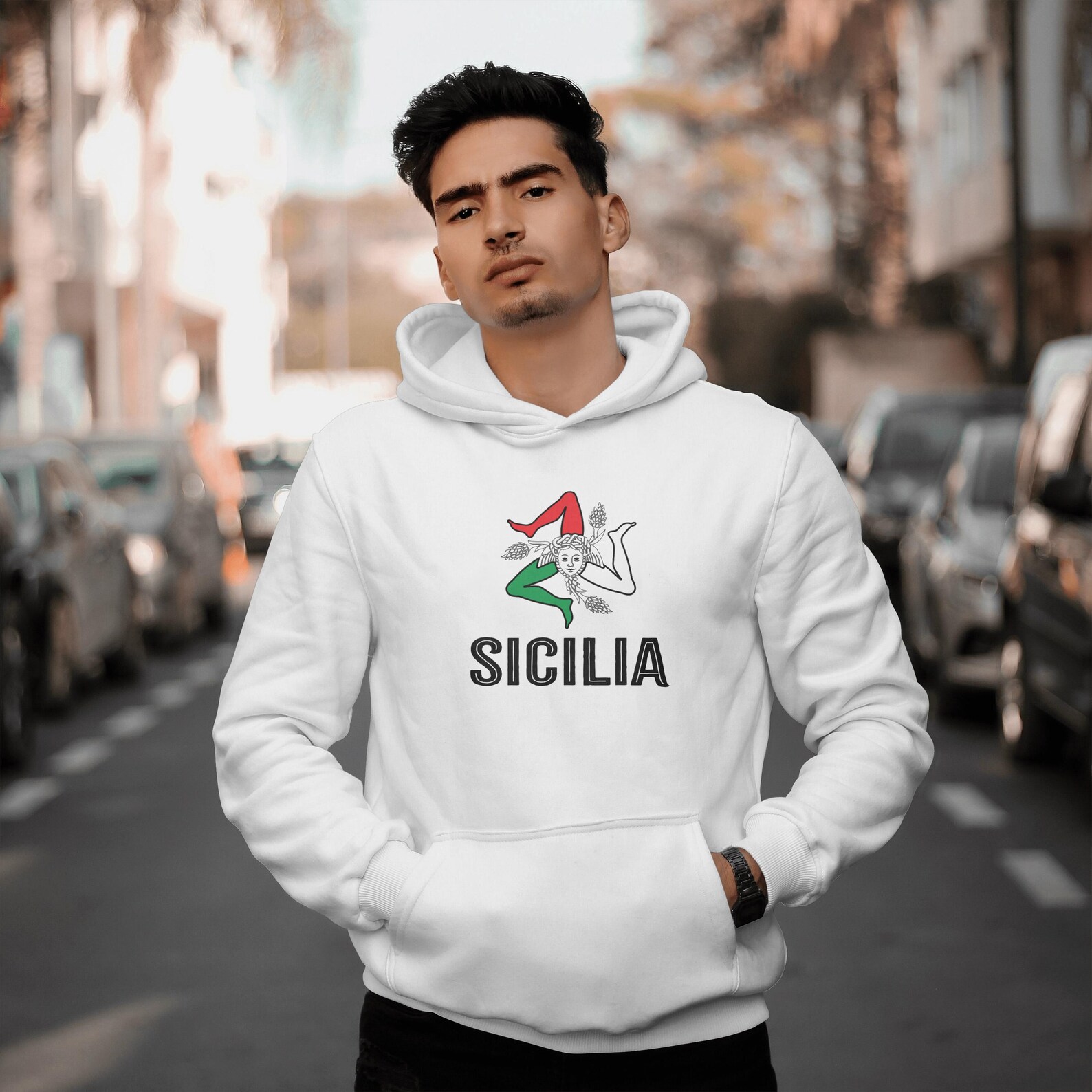 Sicilian Trinacria Art: Sicilia Flag, Medusa Design (digital Download ...
