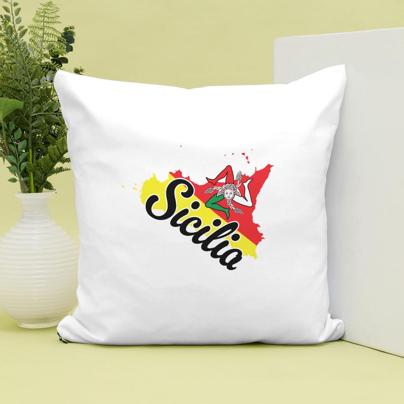 Sicilian Trinacria Flag: Sicilia PNG SVG (digital Download) - Etsy