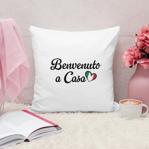 Italian Welcome Home Sign: Benvenuti a Casa, Italy Flag (digital ...