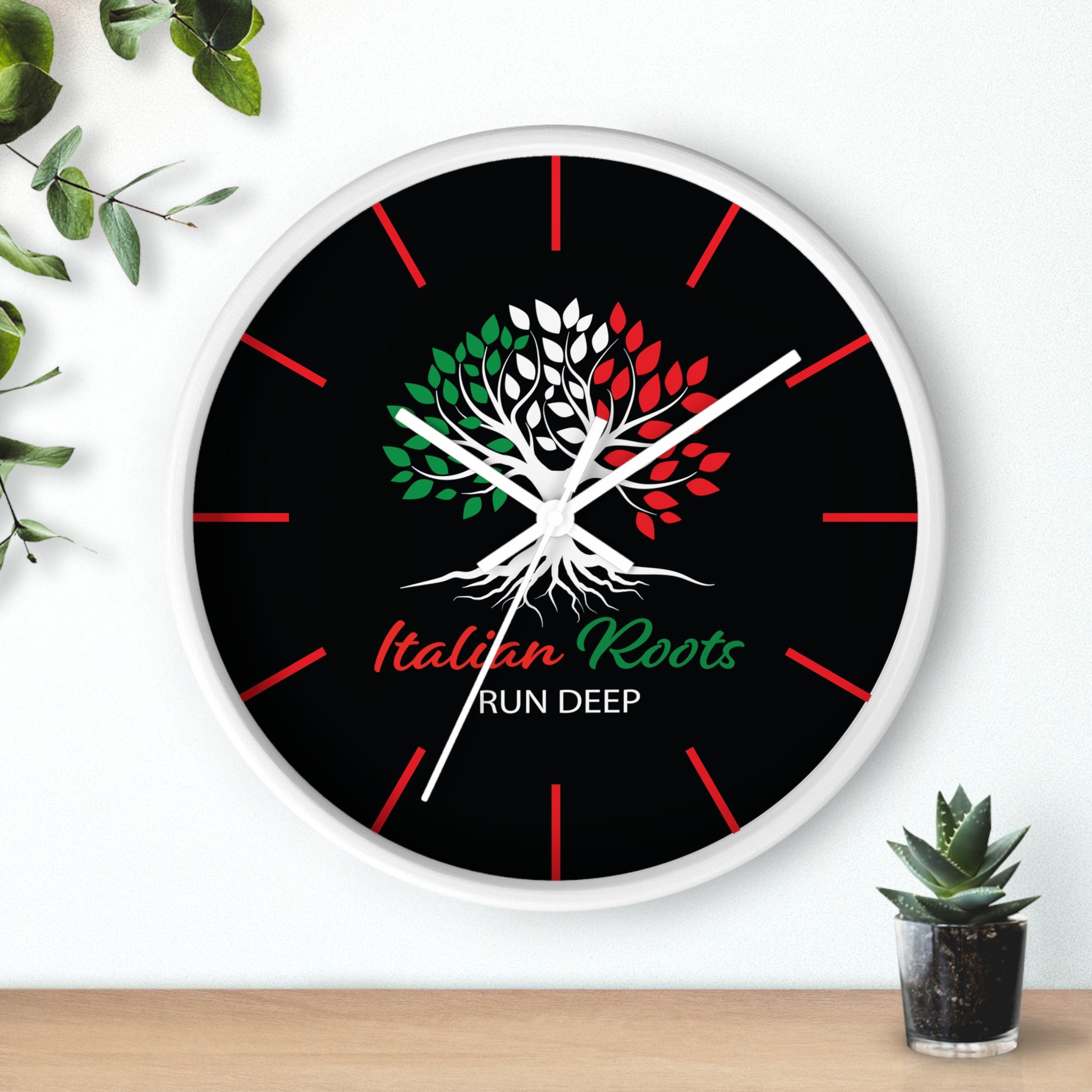 Italian Clock, Italian Roots Clock, Italian Flag, Italian Family Tree ...