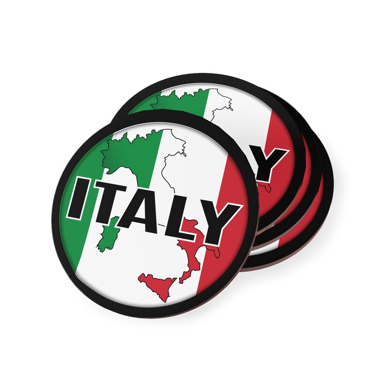 Italian Coaster, Italy Boot, Italian Flag, Italy, Italian, Gift for ...
