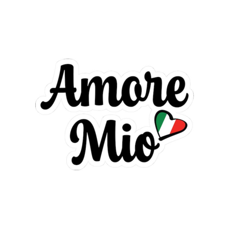 Amore Mio Italian Sticker | My Love Decal - Etsy