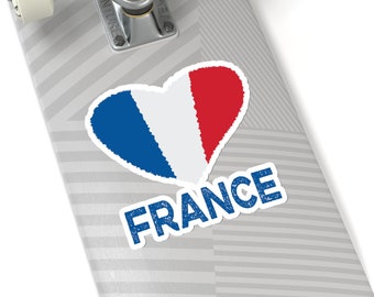 France Flag Emblem Vinyl Stickers Available in 3 Sizes - Etsy