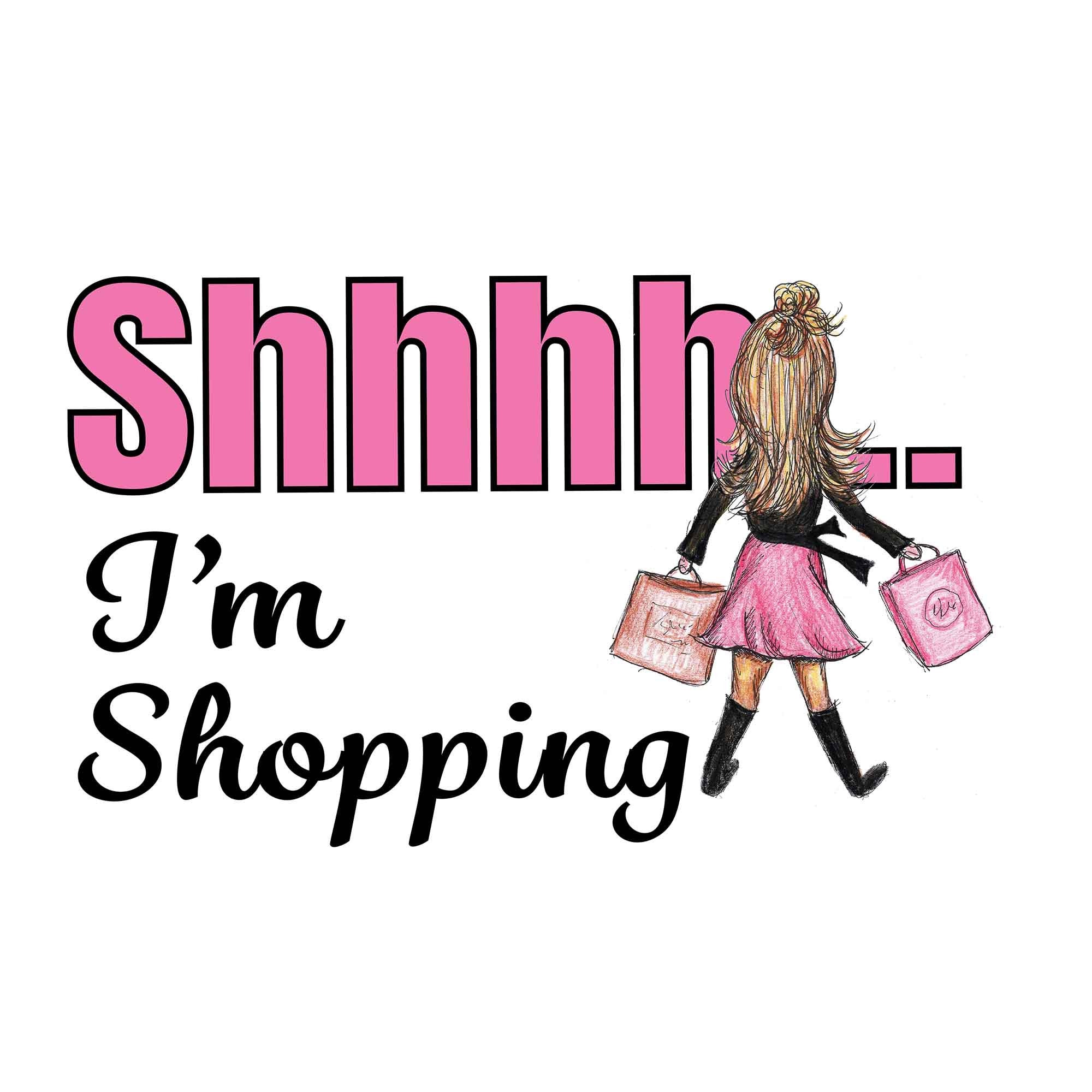 Digital, Shopping, Shopper, Instant Download, Hand Drawn, Printable ...