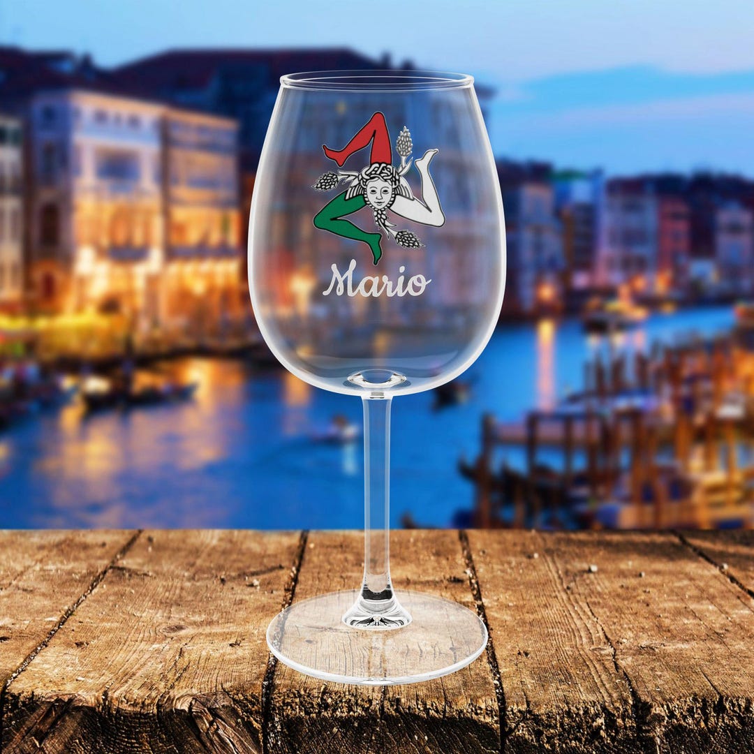 Personalized Wine Glass: Custom Printed Wine Goblet, Birthday Gift - Etsy