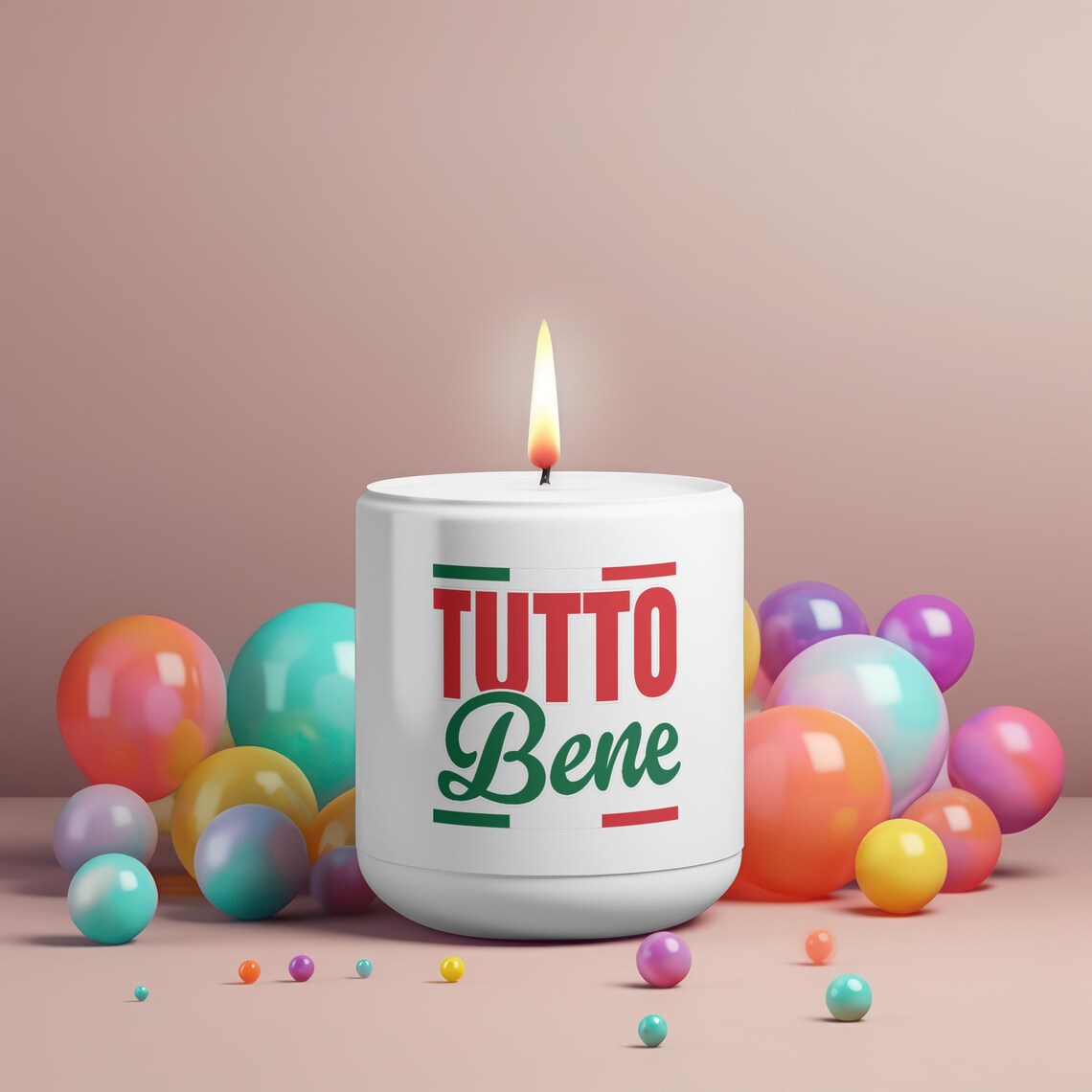 Tutto Bene Italian Flag Digital Art: PNG, SVG Decal (digital Download ...