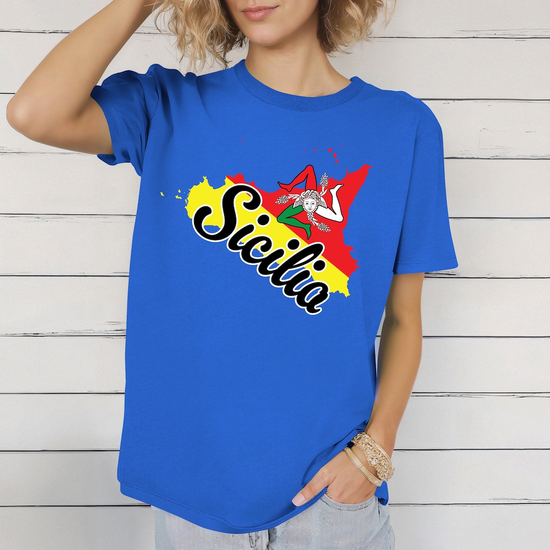 Sicilian Trinacria Flag: Sicilia PNG SVG (digital Download) - Etsy