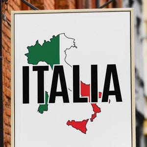 Italian Digital Download, Italia Boot, Italy Instant Download, Italian ...