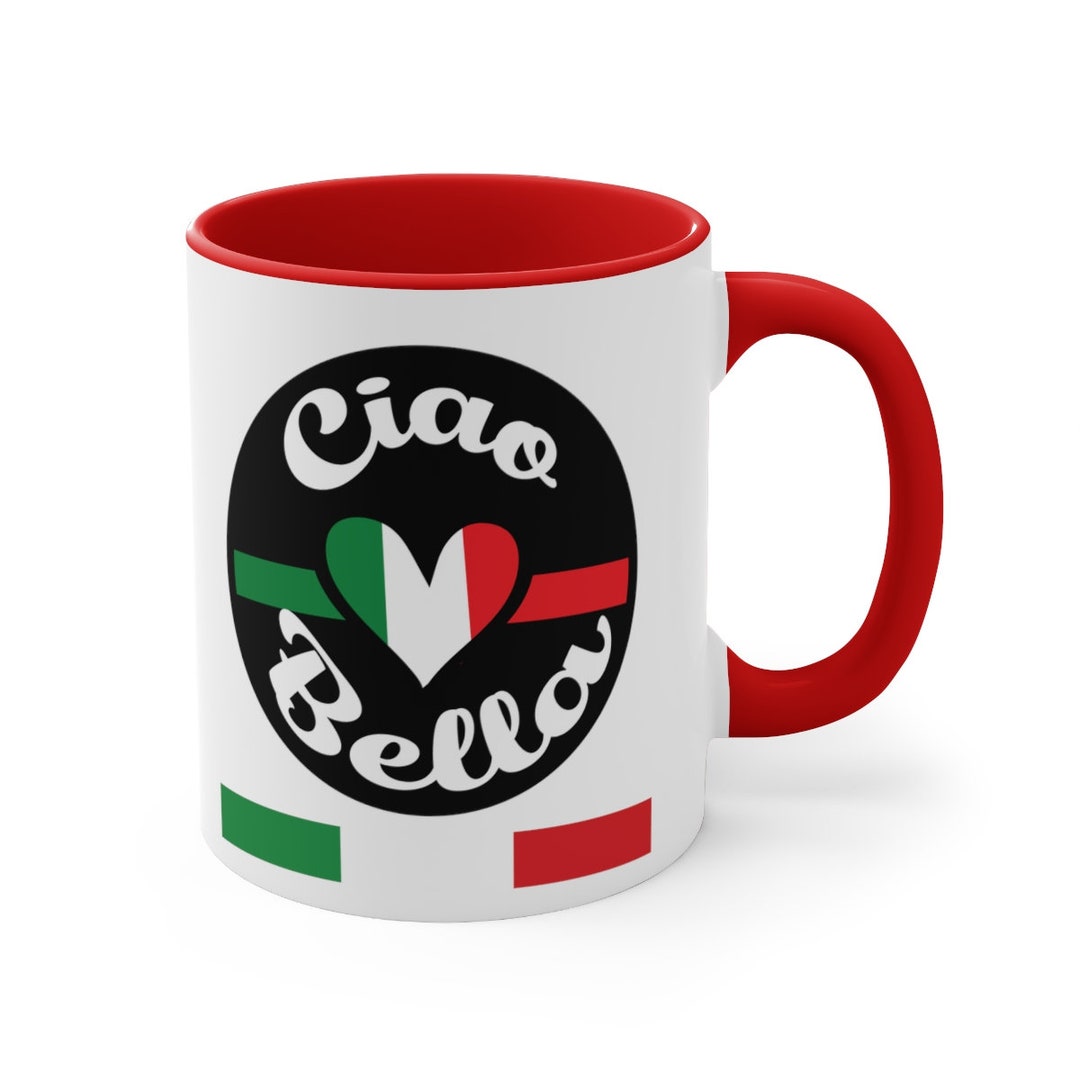 Ciao Bella Italian Digital Download, Italian Flag, Heart, Instant ...