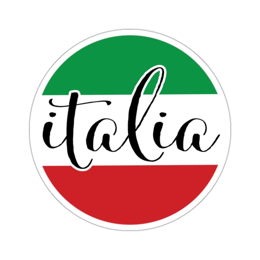Italian Sticker, Italian Flag, Italia Sticker, Italian Gift Sticker ...