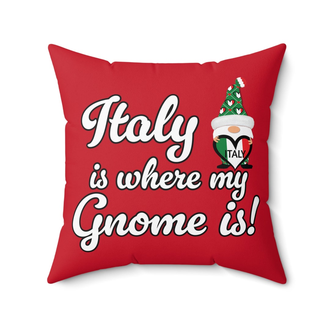 Italian Gnome Pillow, Italia Housewarming Gift - Etsy