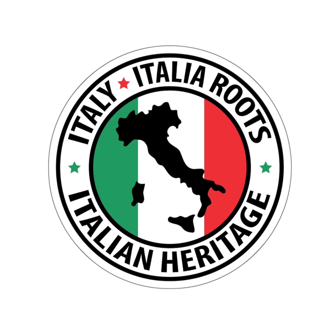 Italy Seal, Italian Sticker, Italian Flag, Italia Sticker, Italian Gift ...