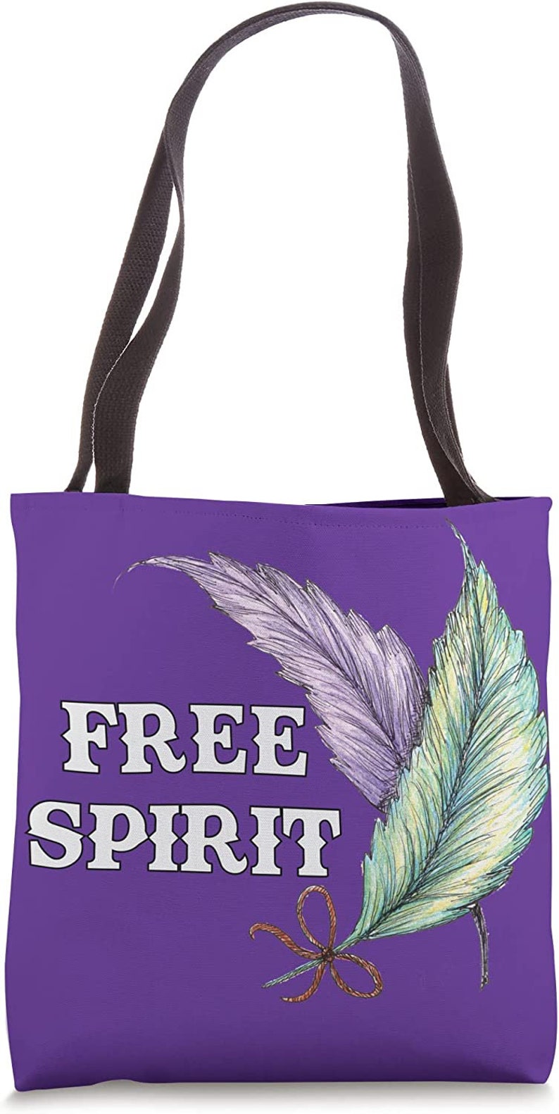 Feather Free Spirit Digital Download, Bold Free Spirit Hand Drawn ...
