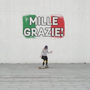 Italian Mille Grazie Italian Thank You, A Thousand Times Thank You ...