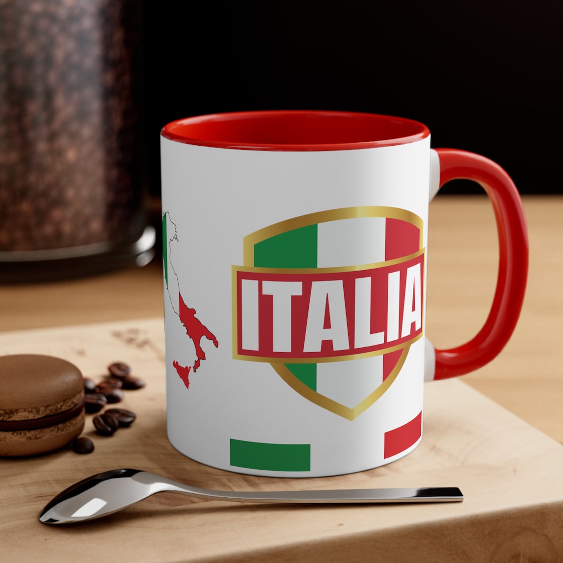Italian, Coffee Mug, Italia, Coffee Cup, 11oz Mug, Gift for Her ...