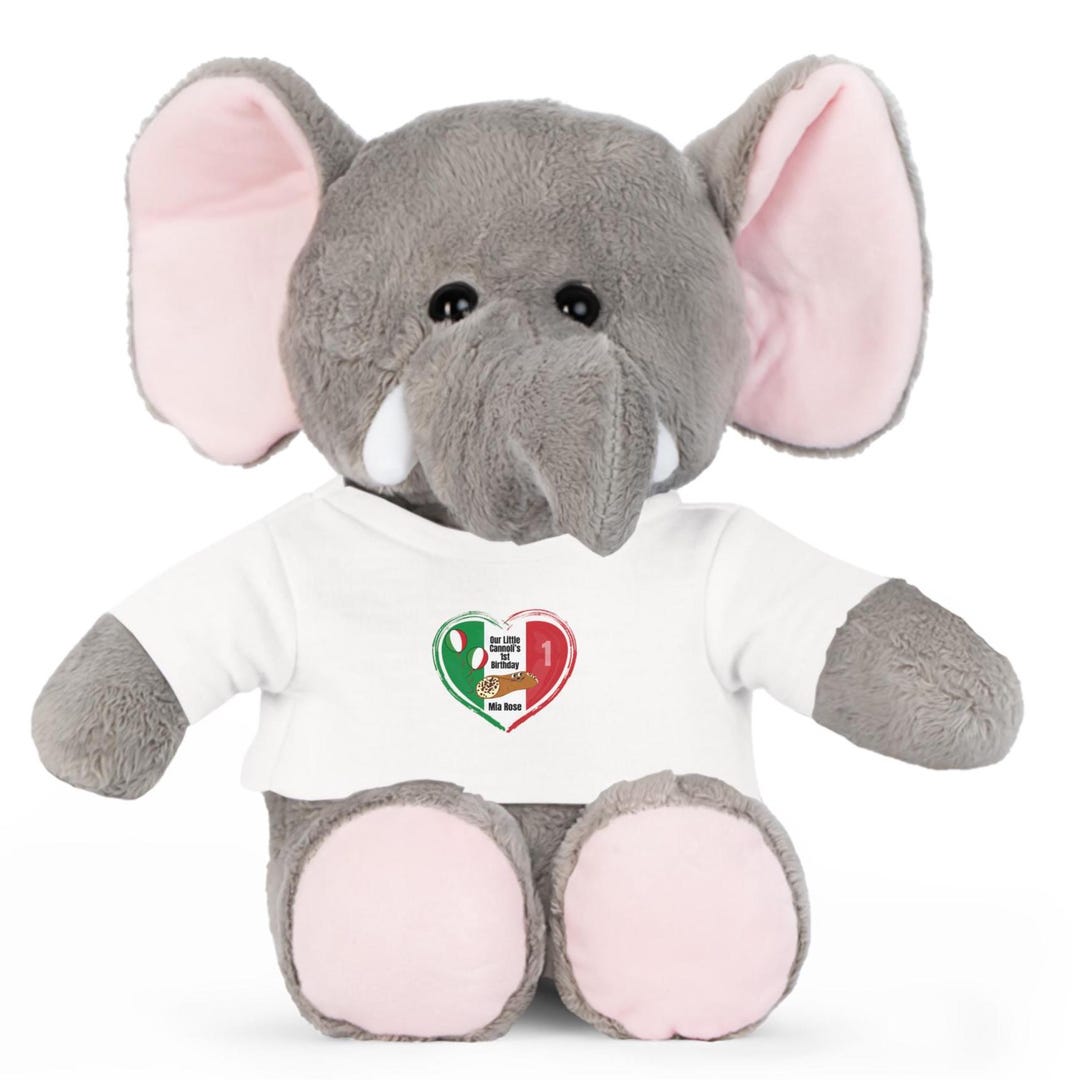 Plush Toy, Italian Baby's First Birthday Gift With T-shirt, Cannoli ...