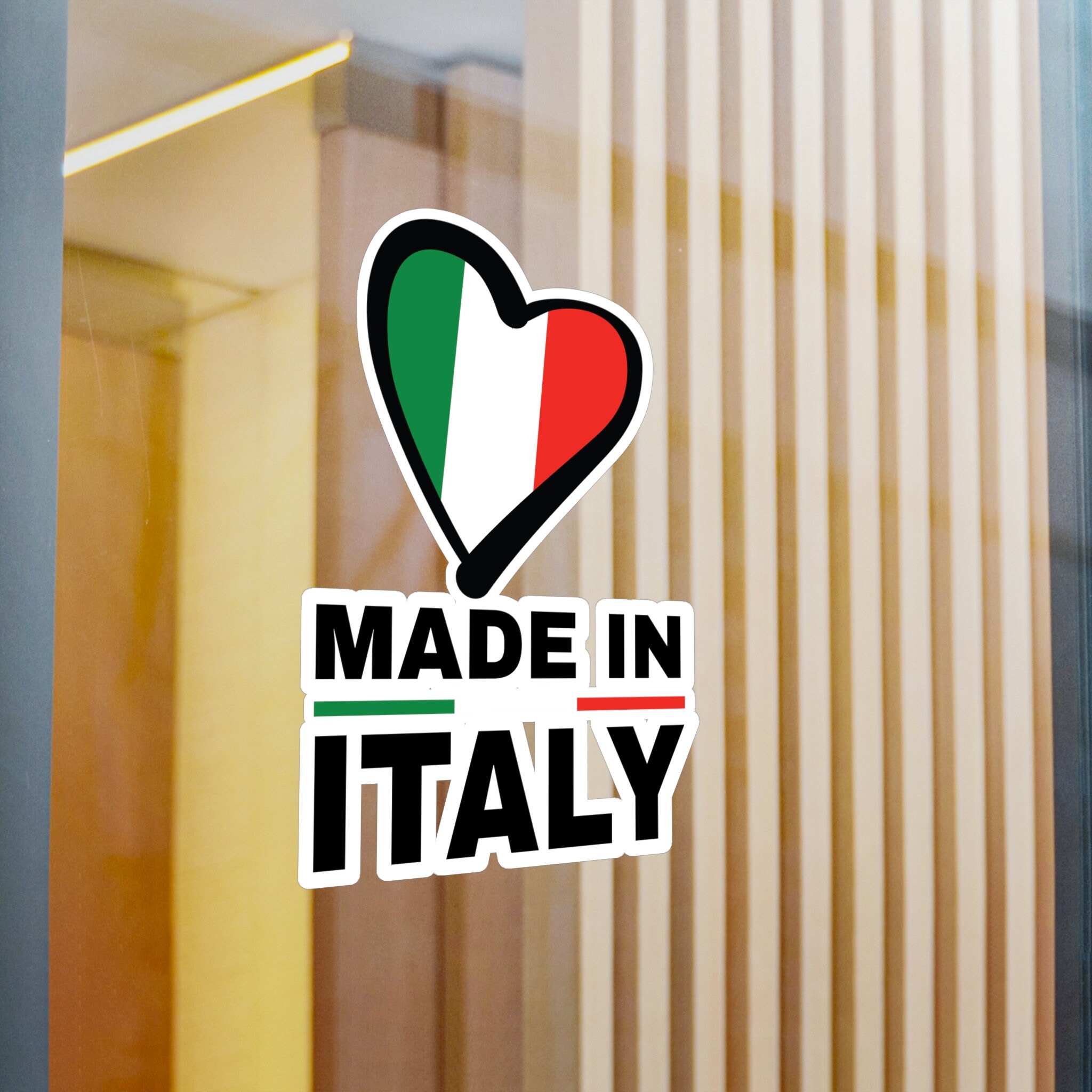 Italian Made in Italy Sticker Kiss-cut Vinyl Decals Stickers - Etsy