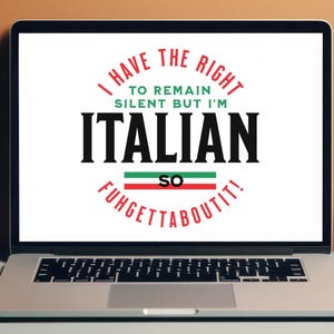 Italian Digital Download, Italian Flag, Funny Italian Art for Stickers ...