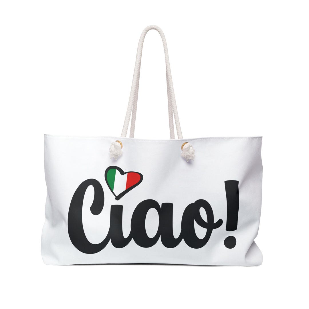 Ciao Italian Weekender Bag: Italy Travel Carry-on - Etsy