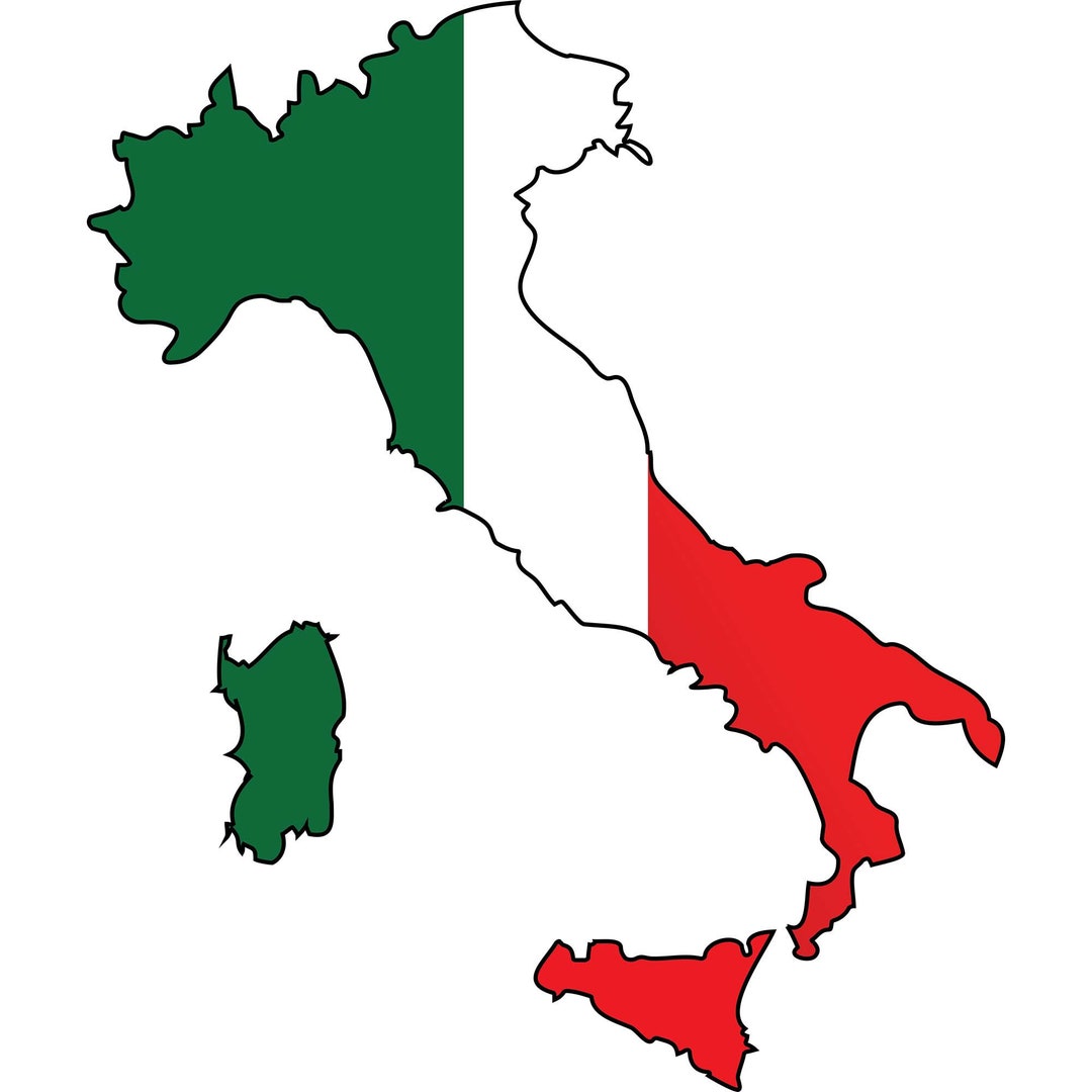 Italy Boot, Io Stivale, the Boot Instant Download Italian Flag Italy ...