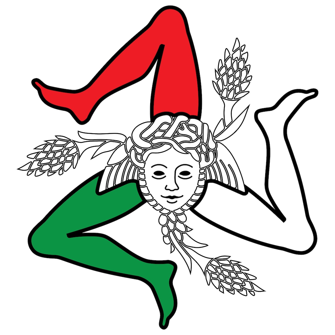 Medusa Sicily Digital Art, Italian Instant Download, Sicily, Italian ...