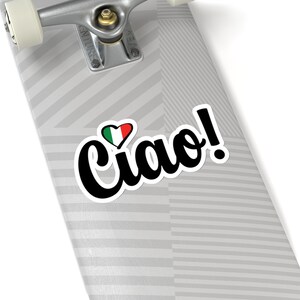 Ciao Italian Sticker, Italy Kiss-cut Sticker, Italian Sticker, Italian ...