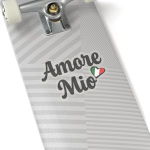 Italian Sticker Amore Mio Kiss-cut Stickers for Laptop, Water Bottle ...