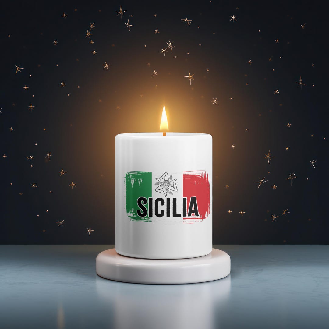 Sicilian Trinacria Art: Italy Flag, Sicilia Design (digital Download ...