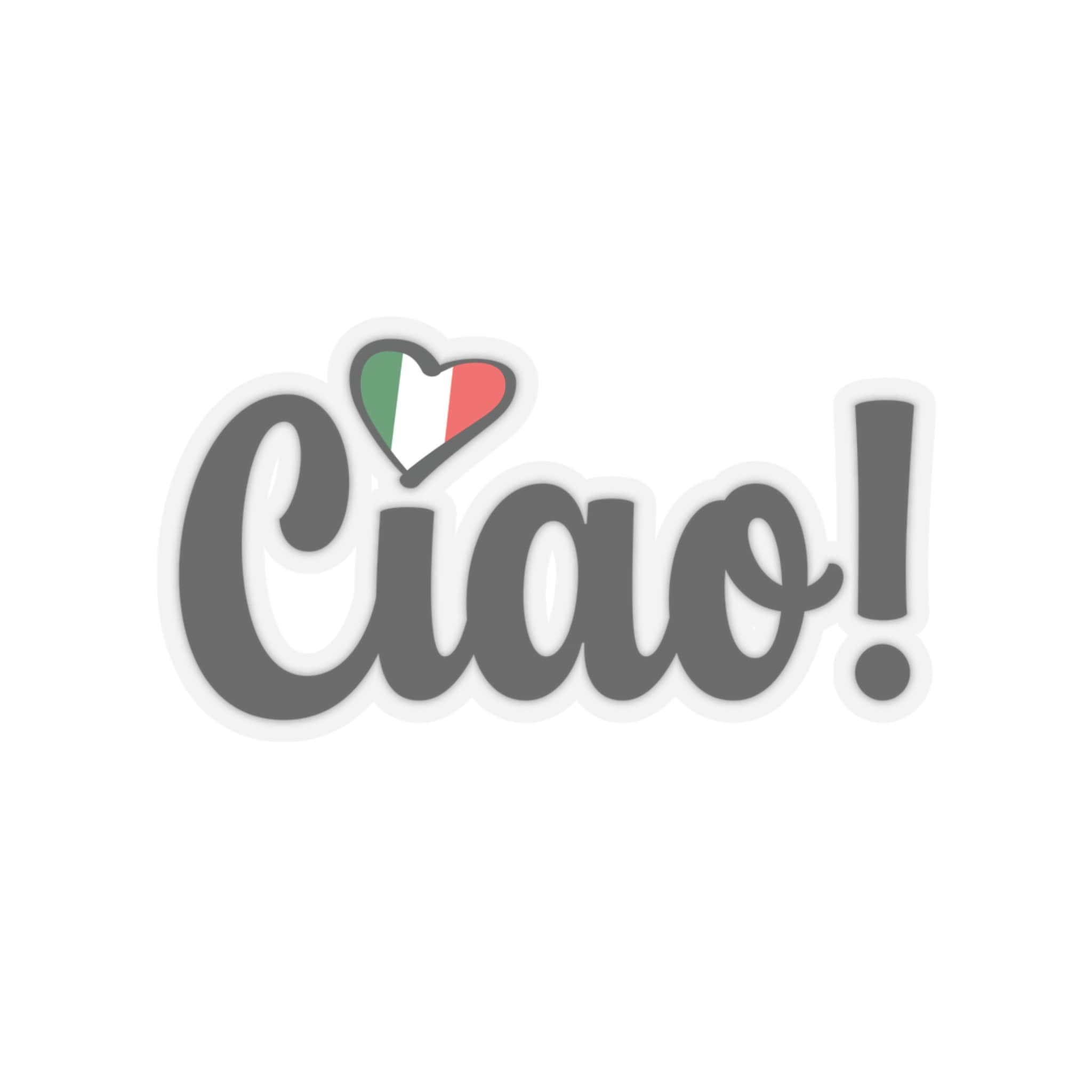 Italy Ciao Italian Sticker Ciao Kiss-cut Stickers Use on - Etsy