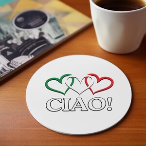Italian Digital Download, Ciao PNG Ciao SVG,, Italian Flag Hearts ...