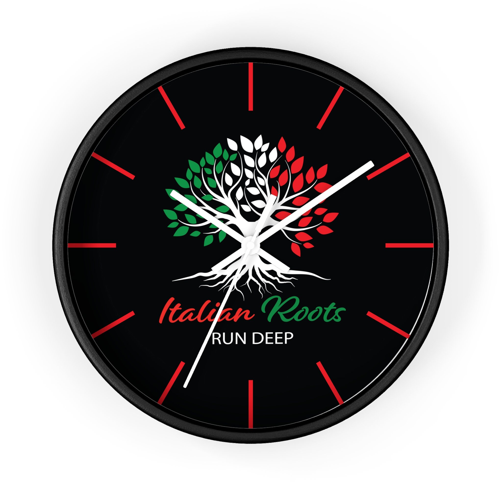 Italian Clock, Italian Roots Clock, Italian Flag, Italian Family Tree ...