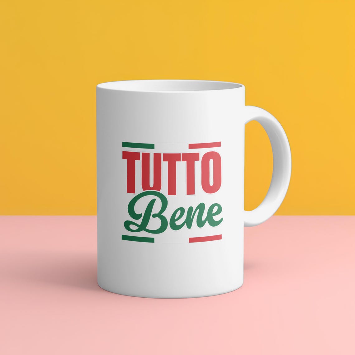 Tutto Bene Italian Flag Digital Art: PNG, SVG Decal (digital Download ...