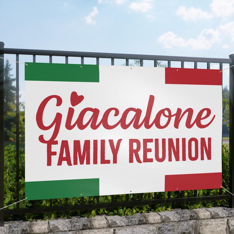Reunion Banner - Etsy