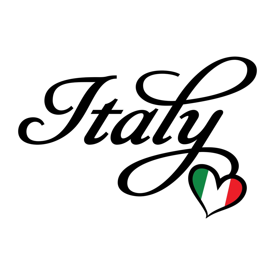 Italian Digital Download, Love Italy, Italian Flag Heart, Italy PNG ...