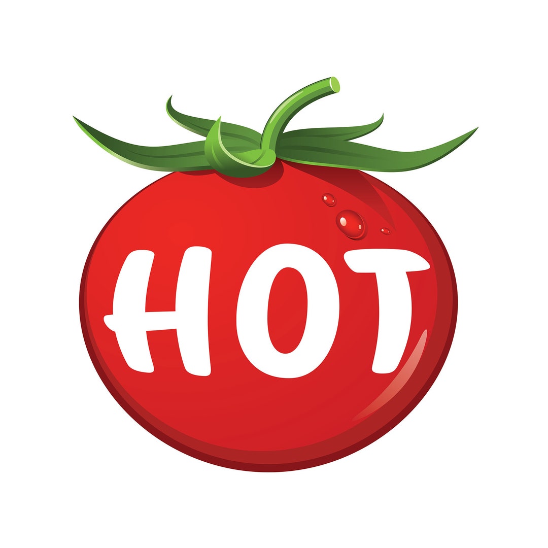 Hot Tomato Digital Download, PNG SVG, Decal, Sticker, Transfer - Etsy