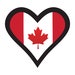 Canada Flag Heart, Canada SVG, Instant Download, Canadian Flag, Canada ...