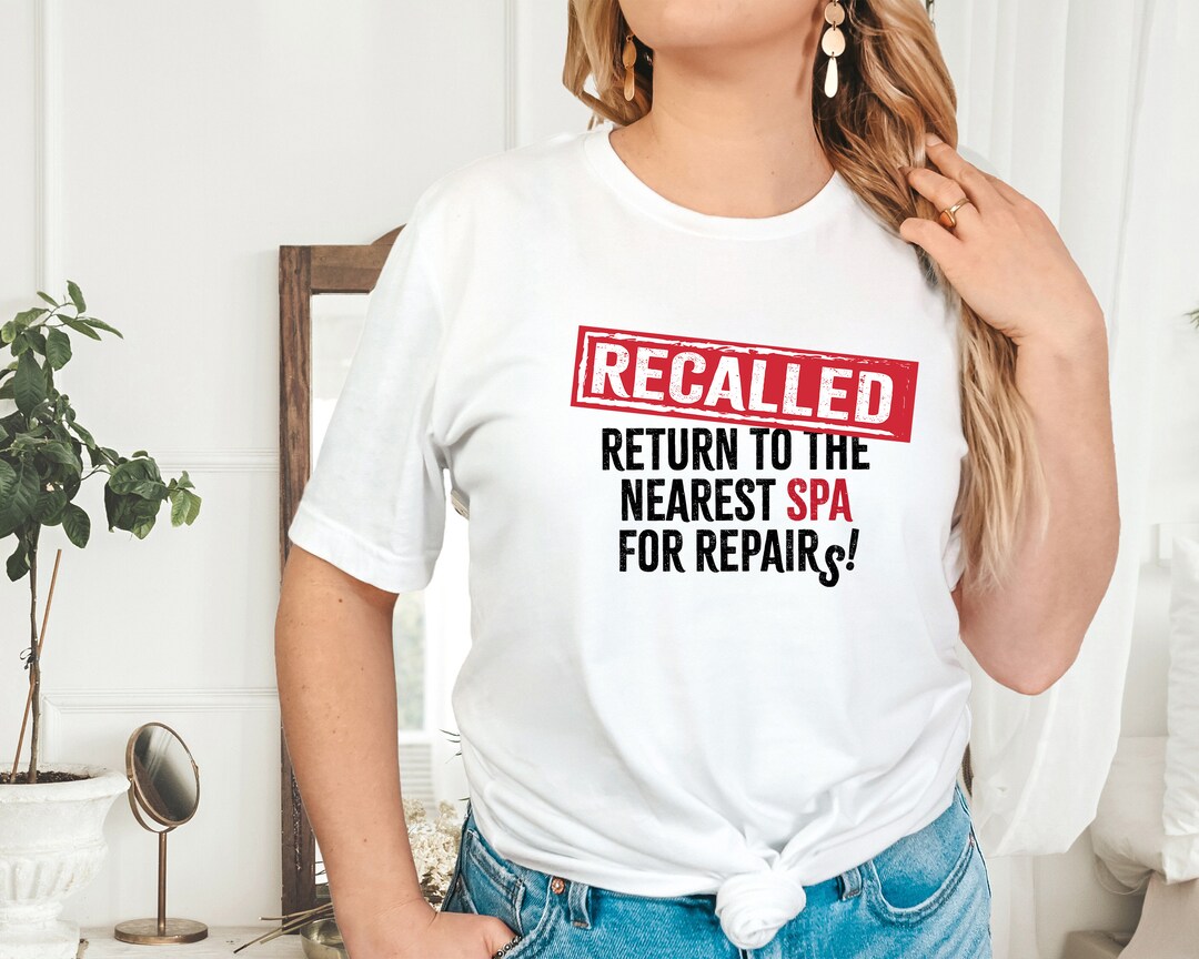 Wimens Tshirt, Mens Spa Tee, Recalled Tshirt, Unisex Jersey Short ...