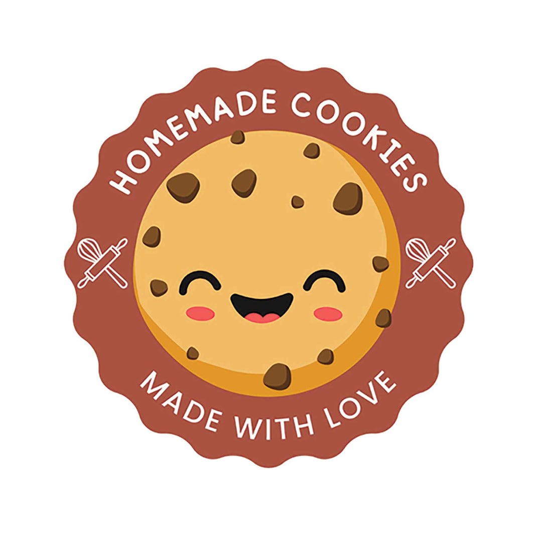 Homemade Cookies Label: 2 Inch Avery Template (PDF Download) - Etsy