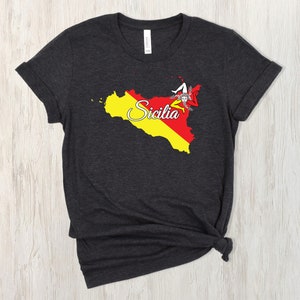 Sicilian Trinacria Flag Art: Sicilia Italian Download (PNG, SVG) - Etsy