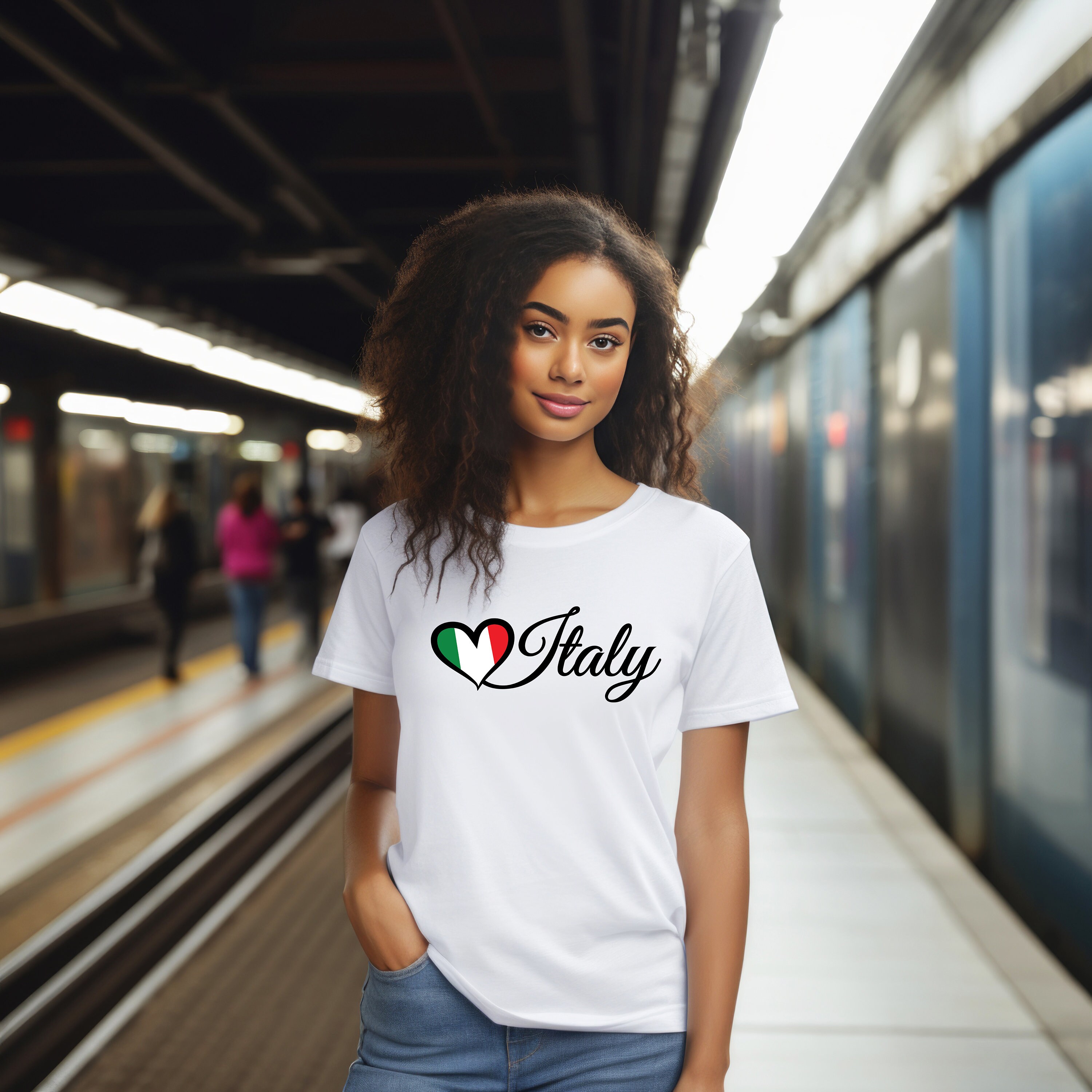 Italian Digital Download, Love Italy, Italian Flag Heart, Italy PNG ...