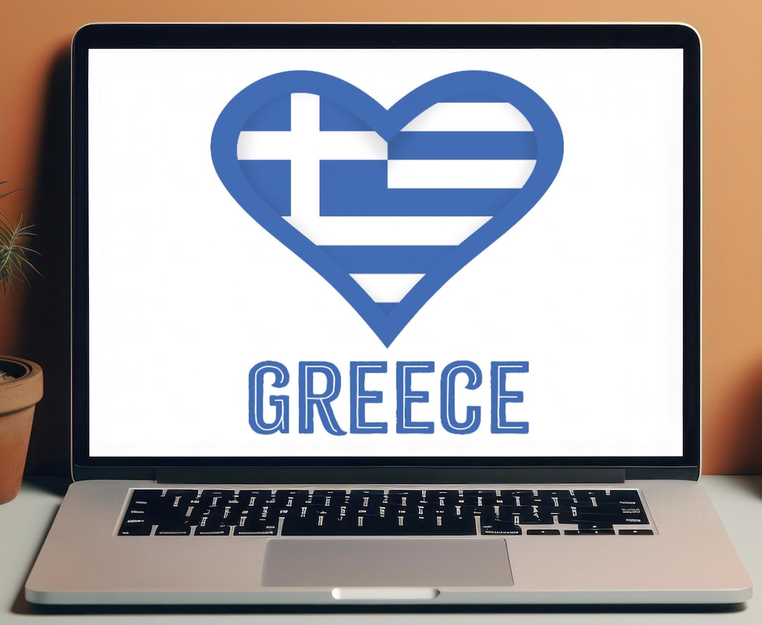 Greece Digital Download, SVG, PNG, Greek Flag, Greek Heart, Tshirt ...