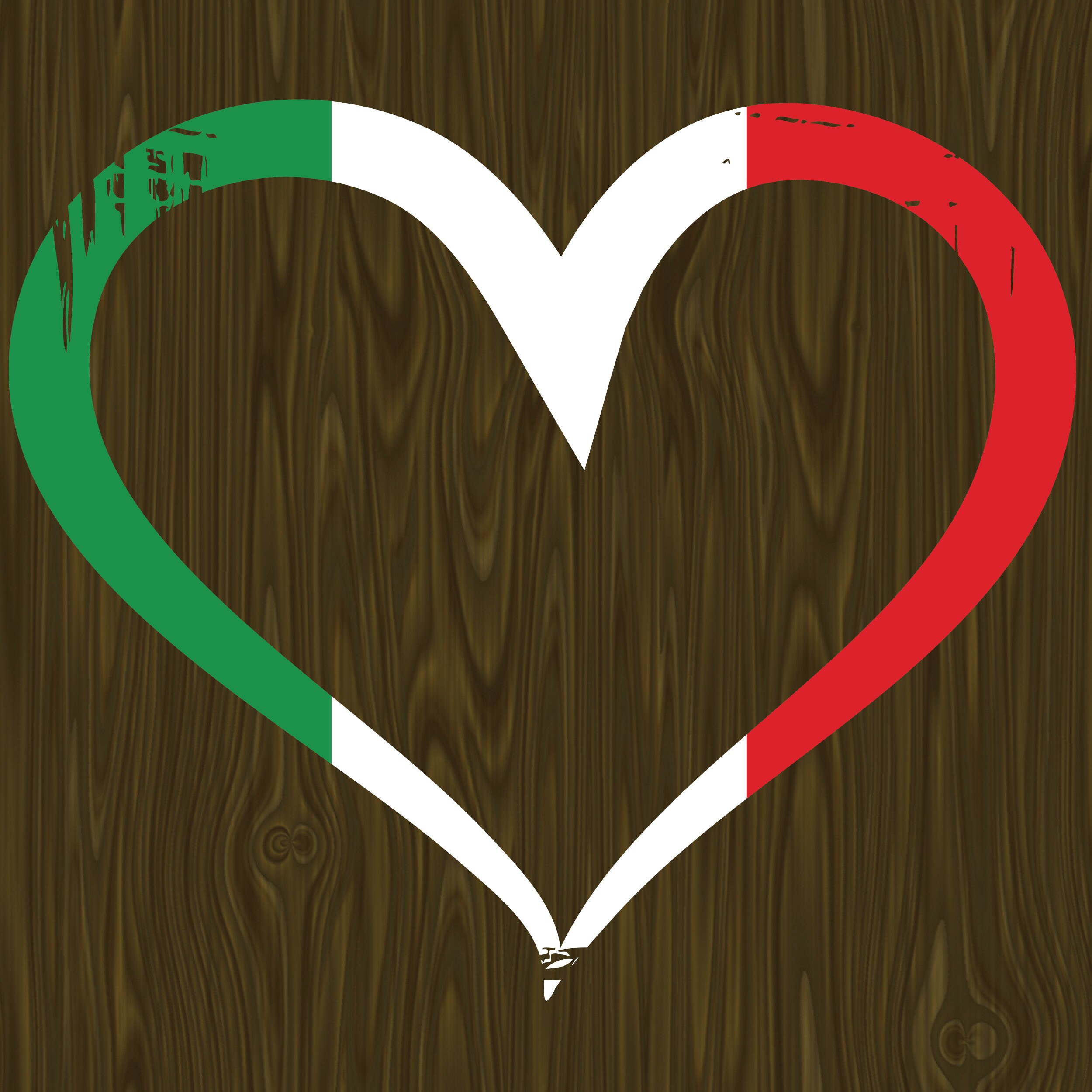 Italian, Rustic Heart, SVG, Instant Download, Italian Flag, Heart, PNG ...