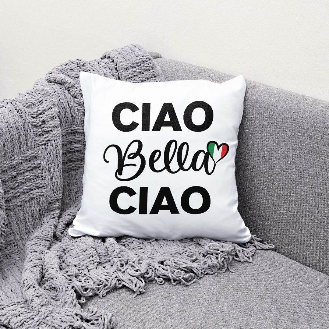 Ciao Bella Ciao - Italian Flag Heart - Italy SVG PNG (digital Download ...