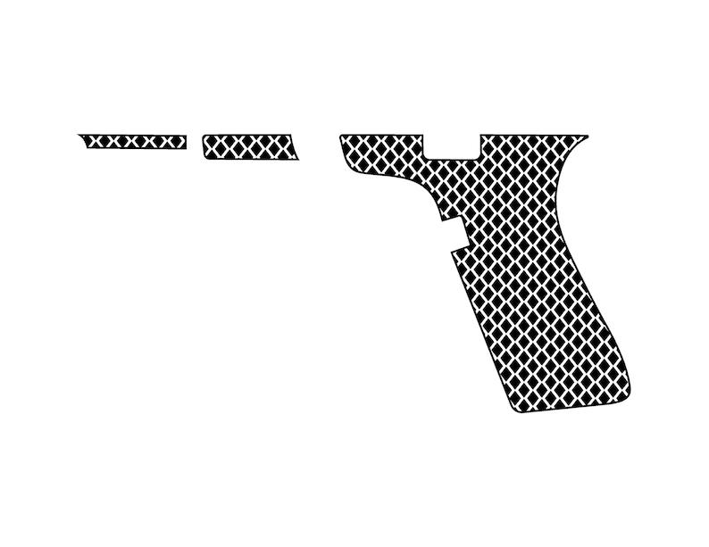 Laser Engraving Stipple Template Bundle for Glock 19 and 17 Gen 5 ...