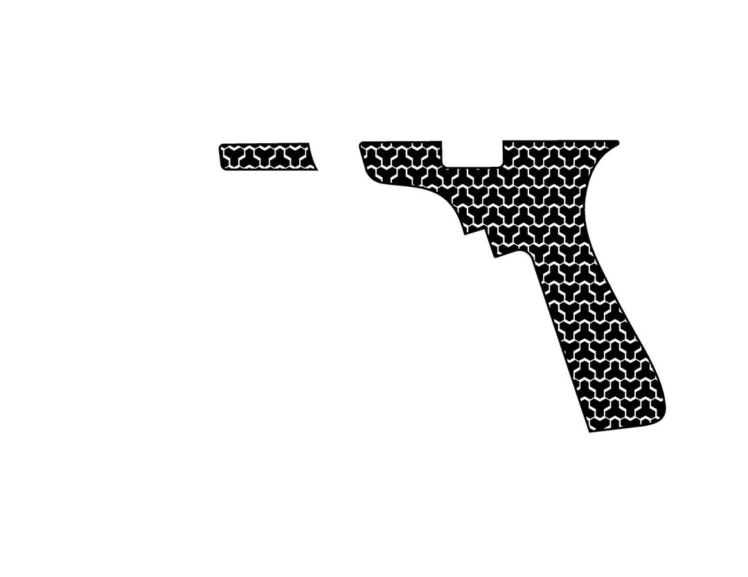 Laser Engraving Stipple Template Bundle for Glock 19 and 17 Frames 2 ...