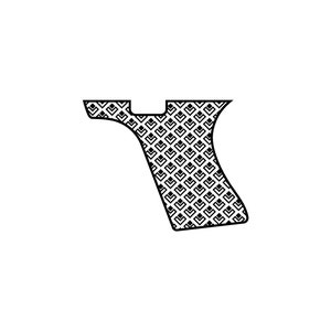 Laser Engraving Stippling Template for Glock 26 Frame Pattern 24 Left ...