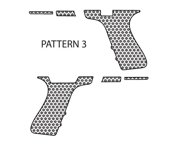 Laser Engraving Stippling Template for Glock 19 Frame Pattern - Etsy ...